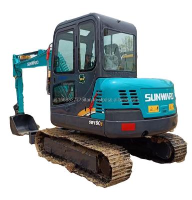 中国 中古 SWE60E 水力クローラー掘削機 良好な状態 6TON 2016 販売のため