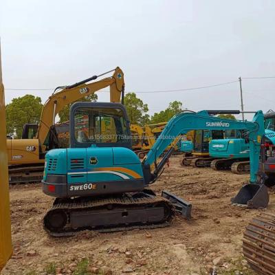 Cina SWE60E Escavatore con cilindro idraulico originale in buone condizioni e 0-2000 ore di lavoro in vendita