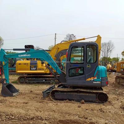 Cina SWE60E Escavatore con cilindro idraulico originale in buone condizioni e 0-2000 ore di lavoro in vendita