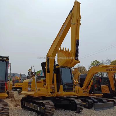 China Shanghai goede gebruikte graafmachine Komatsu PC130 met 13000 KG gewicht en 48 kw vermogen Te koop
