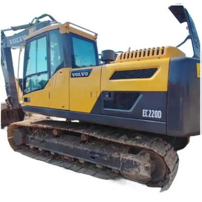 China Hot Model 2022 2023 Jaar Volvo 220 Gebruikte graafmachines met originele hydraulische cilinder Te koop