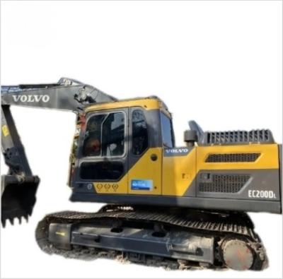 China VOLVO EC220 Tweedehands graafmachine met originele pomp en lage werktijden Te koop