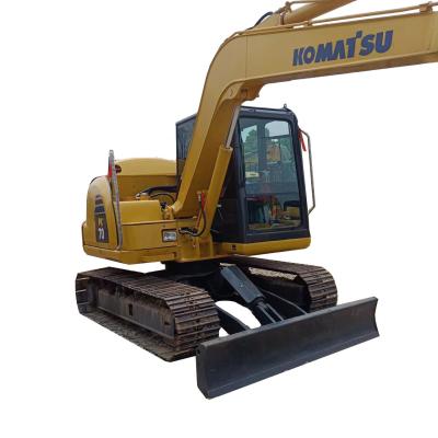 China Originele hydraulische klep Gebruikt 7T Komatsu PC70 graafmachine Japan voor wandelende werking Te koop