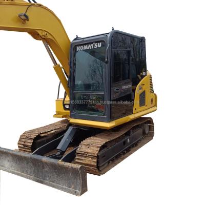 China 10 ton werkgewicht Komatsu PC100 Graafmachine 2016 Jaar Amfibische Digger voor Japan Te koop