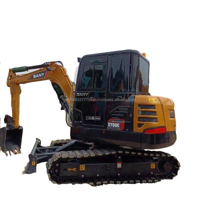 China Gebruikte Sany60c Sany 60C graafmachine 6TON bedrijfsgewicht en 0.28M3 emmercapaciteit Te koop