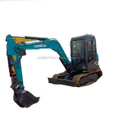China Gebruikte SWE 60E 6 ton graafmachine in goede staat met originele hydraulische cilinder Te koop
