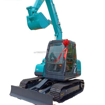 Cina Kobelco SK75-8 Escavatore idraulico crawler usato con capacità di secchio di 0,4M3 e 2016 in vendita