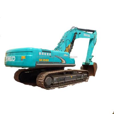 Cina Escavatore Kobelco SK350 di seconda mano con valvola idraulica originale e buone prestazioni in vendita
