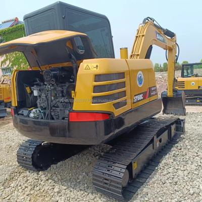 Cina Escavatore Sany SY60C usato con peso operativo di 6 tonnellate e sistema idraulico originale in vendita