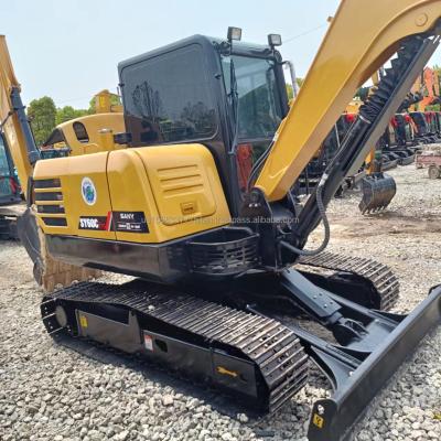 Cina Escavatore Sany SY60C usato con peso operativo di 6 tonnellate e sistema idraulico originale in vendita