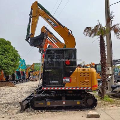 Cina SANY SY75C escavatore in ottime condizioni di lavoro con costruzione durevole in vendita
