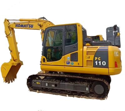 Китай Оригинальный экскаватор Komatsu PC110 с вместимостью в 0,6 м3 и рабочей массой 11 тонн продается