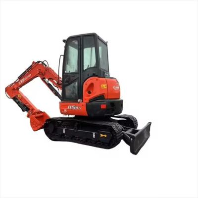 Китай Использованный экскаватор Kubota KX165 с рабочей массой 5,5 тонны и оригинальным гидравлическим клапаном продается