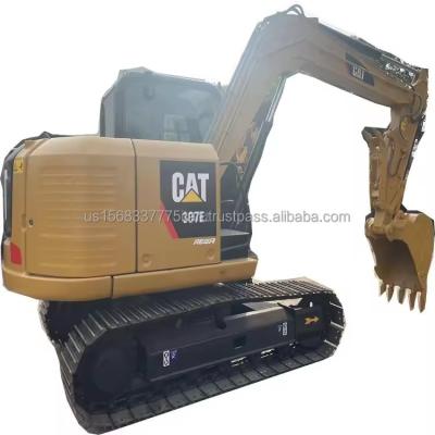 Cina Usato Caterpillar 7 tonnellate idraulica Crawler Farm Digger mini escavatore in buone condizioni in vendita