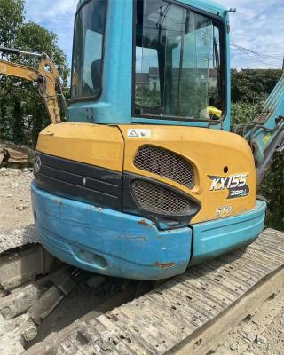 Cina 6TON Peso operativo KUBOTA KX155 Escavatore utilizzato con caratteristiche e caratteristiche originali in vendita