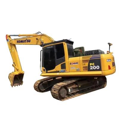 Cina Escavatori idraulici da 20 tonnellate Komatsu PC200 per la costruzione di terreni mobili in vendita