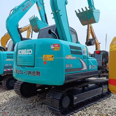 中国 Kobelco SK75-8 ミニ 中古水力クローラー掘削機 42kw エンジン 状態良好 販売のため