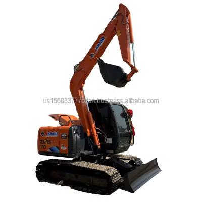 Cina 7000 KG Usato Hitachi ZX70 mini escavatore da 7 tonnellate dal Giappone con e Hyperkinesis in vendita