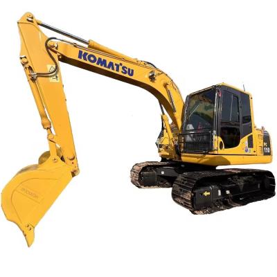 Cina 11TON Komatsu escavatore PC110-7 PC110-8 Macchina usata con pompa idraulica originale in vendita