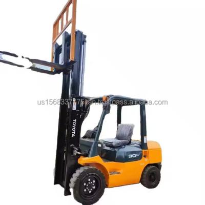 China Powerful Diesel Engine Used Toyota 7F30 Forklift with 3000 kg Weight at Great Efficiency for sale
