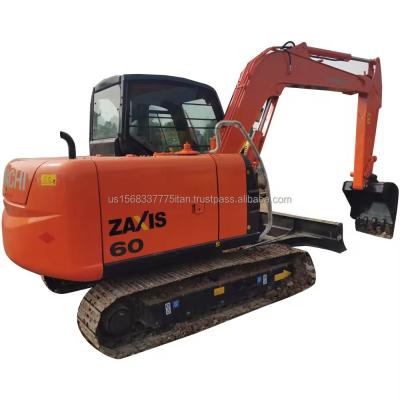 Cina 6 tonnellate di mini escavatore Hitachi ZX60 e capacità di secchi da 0,33 M3 per applicazioni versatili in vendita