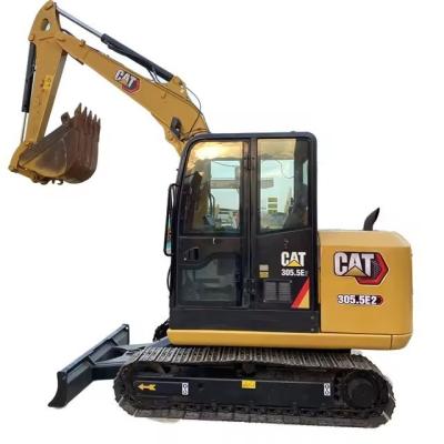 Cina Usato CAT305.5 Scavatore 5.5 tonnellate Peso di esercizio Basso orario Perfetto per lavori di costruzione in vendita
