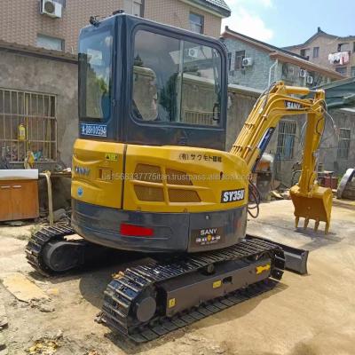 Cina 3.8TON Peso operativo SANY SY35U Escavatore usato in ottime condizioni e motore in vendita