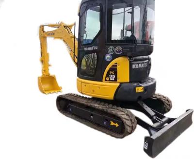 Cina 2016 Komatsu PC35 mini escavatore di seconda mano per progetti di costruzione a prezzi accessibili in vendita