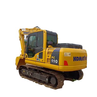 Cina 11000 KG Usato Komatsu PC110-8 Escavatore idraulico con pompa idraulica originale in vendita