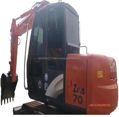 Cina Escavatori Hitachi ZX70 utilizzati al 99% originali Made in Japan con peso operativo di 10 tonnellate in vendita