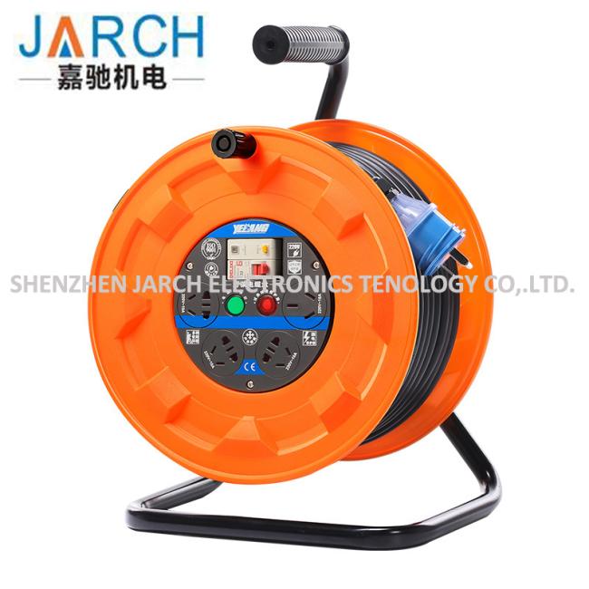 Extension cable cord reel drum for Deutschland Spain Estonia Czech 16A 250V 3680W industrial automatic retractable cable reel