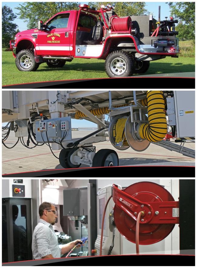 Spring Retractable Gas Welding Hose Reel Included 50 feets Host cable reels