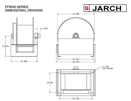100ft. Spring Retractable Grounding Reels,Industrial-Duty / Heavy-Duty Static Grounding Hose Reels Cable