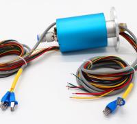 China 20 Ring USB Slip Ring Ethernet Rotary Joint High Frequency 600V 2A for sale