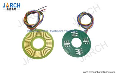 China Elektrischer füllender Ausrüstung Pfannkuchen-Schleifring, Minidrehschwenkergelenk zu verkaufen