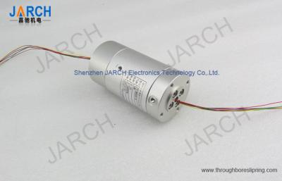 China 4 - Passage Pneumatic Slip Ring Signal 2A 500 Rpm With 6-24 Electrical Circuits for sale