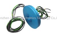 China Three Wing Ultra-Thin Pancake Slip Ring 50mm Through Bore 17 Circuits 10A for sale