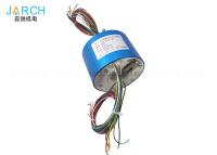 China Hollow Shaft Through Bore Slip Ring 12mm-500mm Fiber Brush Technology 2-5A for sale