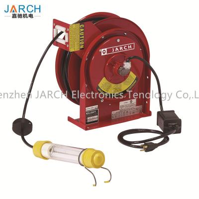 China Reinforced Steel Heavy Duty Extension Cord Reel auto retractable hose reel for sale