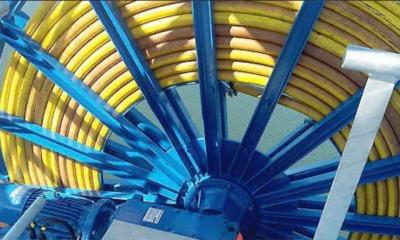 China Motor-Driven Reels Retractable Hose Reel 250A Cable Reel Drum For higher than 100 kW applications for sale