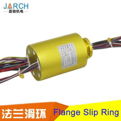 China Customized Flange Through Bore Slip Ring AC 1000V 300rpm / Min For Rotating Door for sale