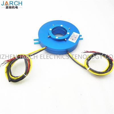 China Stärke 18circuits 25mm durch keinen Loch flachen Schleifring für Drehtabelle zu verkaufen