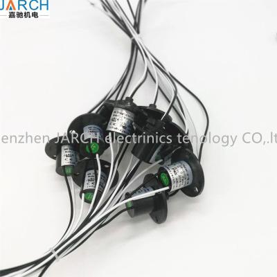 China 18 Channel 2A Transmission Signal Mini Slip Ring 1 Channel HDMI Slipring 24 Circuits for sale