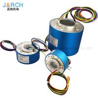 China Through Bore Slip Ring 12.7mm to 100mm ID 5A 250RPM Rotating Connector for Cable Reel for sale