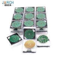 China 22# Silver Plated Copper Ultra Thin PCB Pancake Slip Ring 2-10 Circuits 240VAC for sale