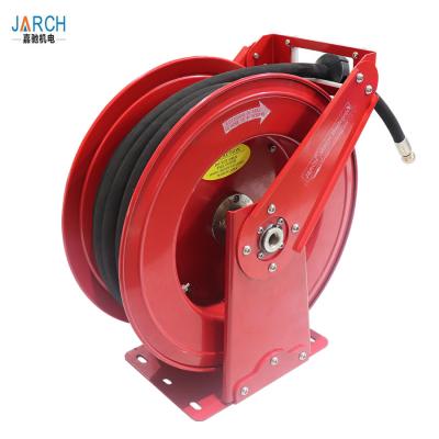 Steel Shaft Retractable Hose Reel , Industrial Ceiling Mounted Extension Cable Reel