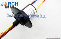 China 4 Circuit 30A Wind Turbine Slip Ring 22mm Diameter Gold Contacts 250RPM for sale
