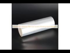 Film PET autoadhésif de 75 μm revêtu de silicone, dégagement de film plastique PET transparent