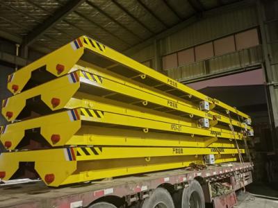 China 50 Tons Battery Operated Transfer Trolley With Pu / Nylon / Rubber Wheels for sale
