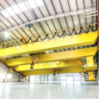 China Double Girder Overhead Crane High Rigidity Stable Hoisting Machine for Heavy Load Material Lifting for sale